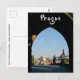 View of the Charles bridge in Prague Postcard | Zazzle