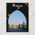 View of the Charles bridge in Prague Postcard | Zazzle