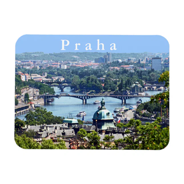 View of the city from Prague Castle. Magnet | Zazzle