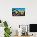 View of the Cyclone Rollercoaster # 1 Poster | Zazzle
