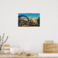 View of the Cyclone Rollercoaster # 1 Poster | Zazzle