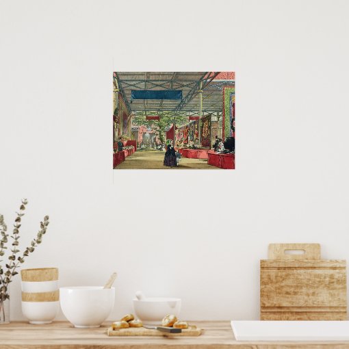 View of the India section of the Great Exhibition Poster | Zazzle