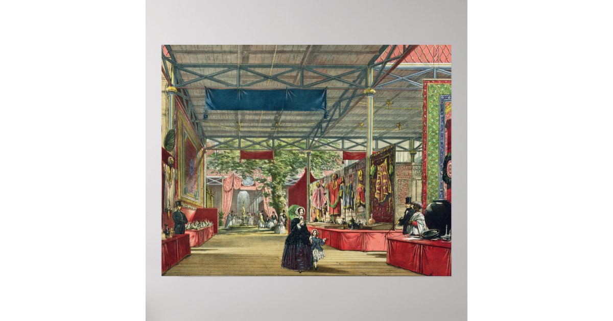 View of the India section of the Great Exhibition Poster | Zazzle