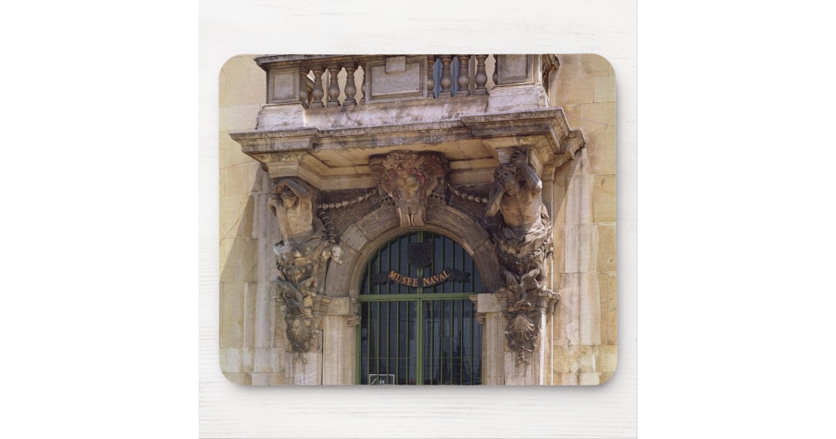 View of the museum entrance mouse pad | Zazzle