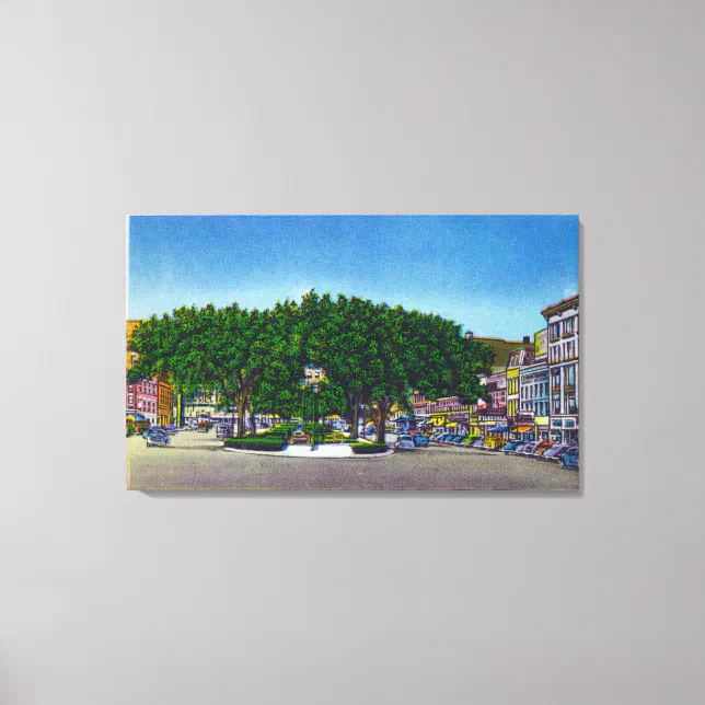 View of the Public Square # 2 Canvas Print | Zazzle