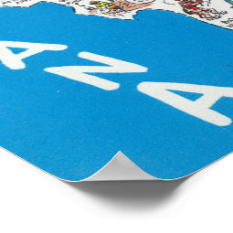 View of the State with Cartoons, Scenic Spots Poster | Zazzle