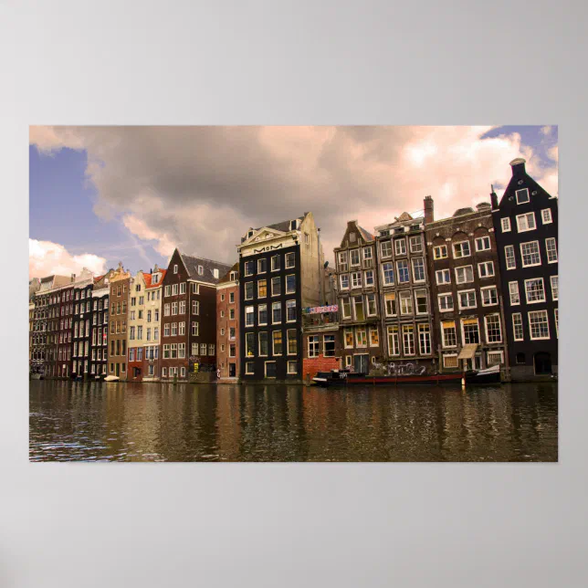 View of the unique architecture and gabled poster | Zazzle