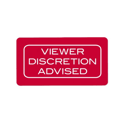 Personalized Viewer Discretion Is Advised Gifts on Zazzle