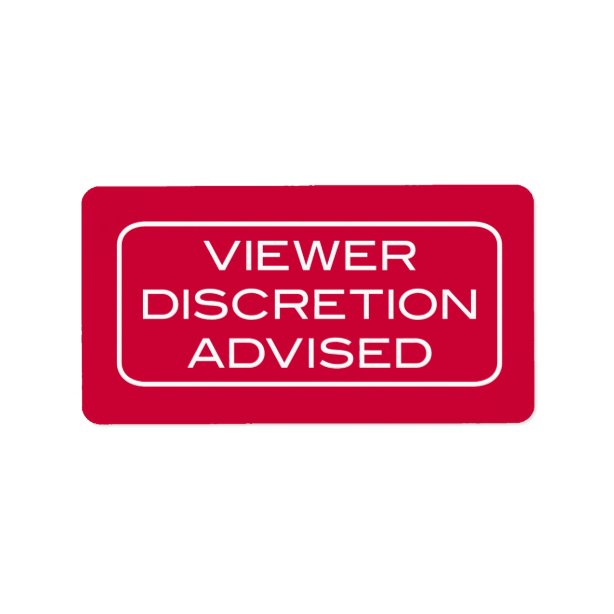 Personalized Viewer Discretion Is Advised Gifts on Zazzle