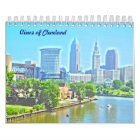 Cleveland Ohio Skyline Calendar | Zazzle.com