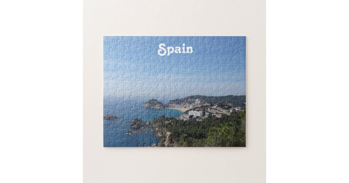 Views of Spanish Coast Jigsaw Puzzle | Zazzle
