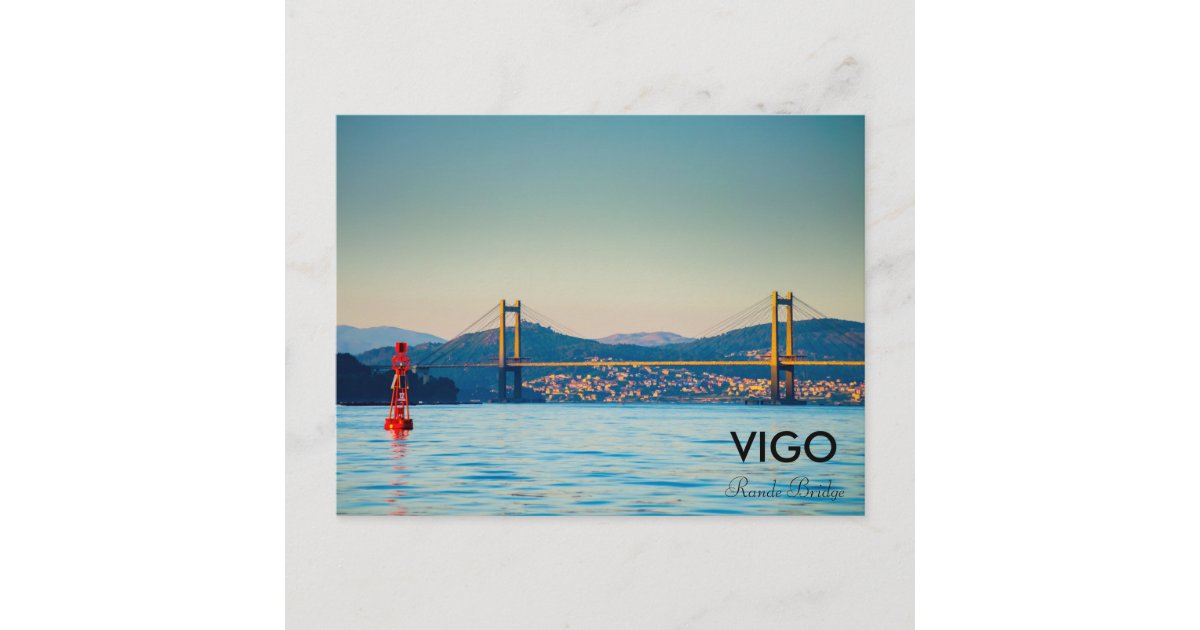 Vigo, Rande Bridge Postcard | Zazzle