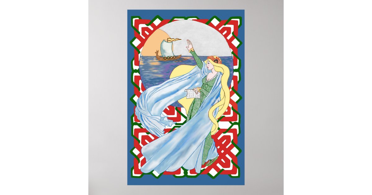 Viking Adieu Poster | Zazzle