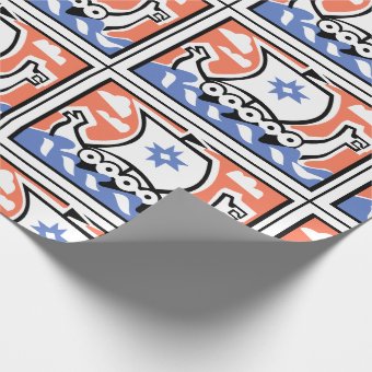 Viking Longboat Wrapping Paper | Zazzle