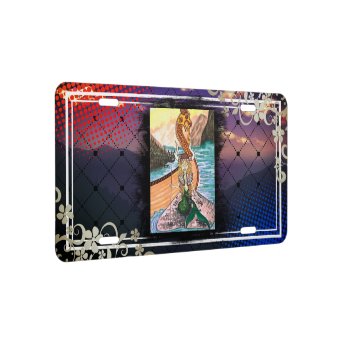 Viking Mermaid License Plate | Zazzle