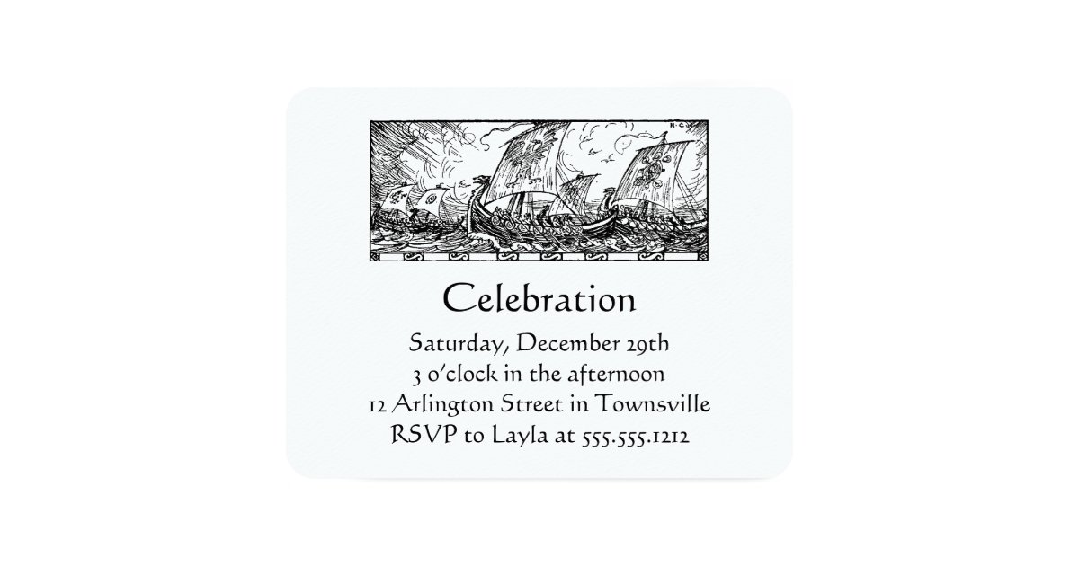 Viking Party Invitations | Zazzle