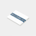 Viking Pattern Blue Post-it Notes | Zazzle