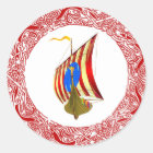 Denmark/Danish/Dane Flag Rectangular Sticker | Zazzle.com