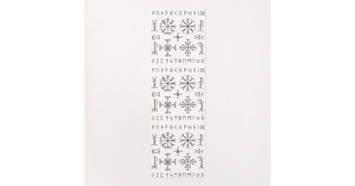 Viking Runes Yoga Mat | Zazzle