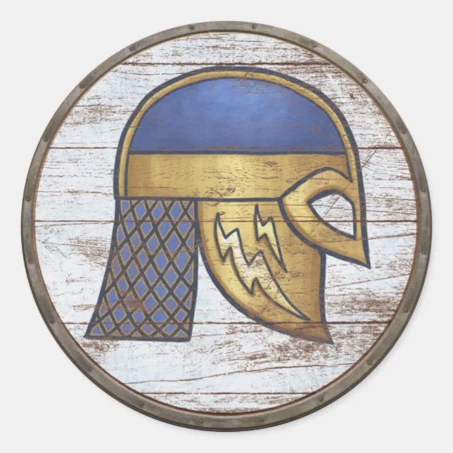 Viking Shield Sticker - Helm | Zazzle