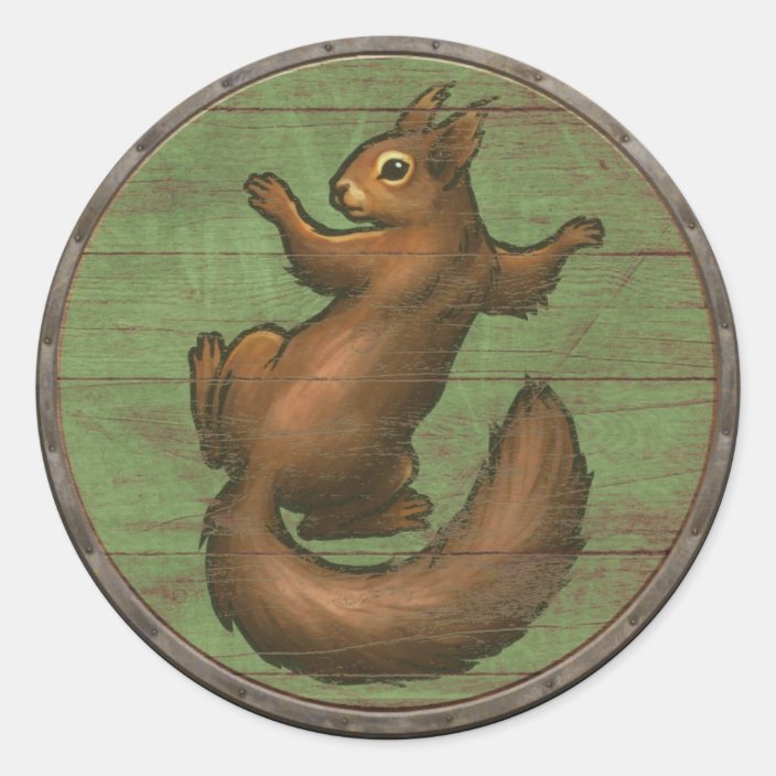 Viking Shield Sticker - Ratatoskr | Zazzle.com