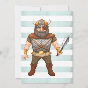 Viking Themed Party Invitation | Zazzle