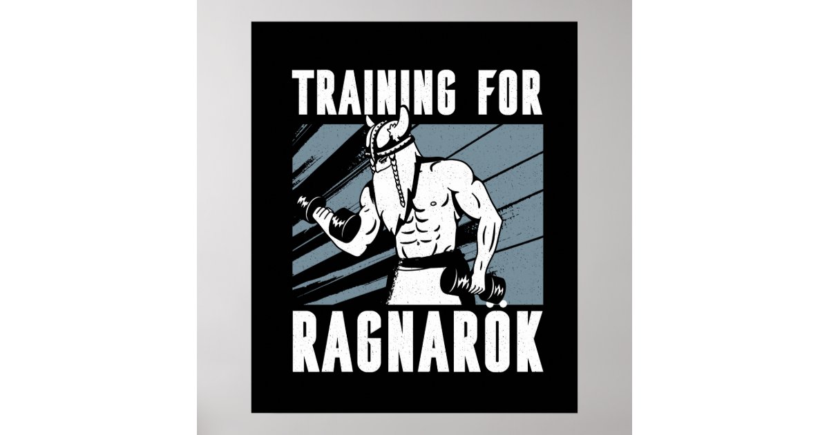 Viking Training For Ragnarok Poster | Zazzle