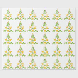 Viking Valhalla Christmas Tree Wrapping Paper | Zazzle