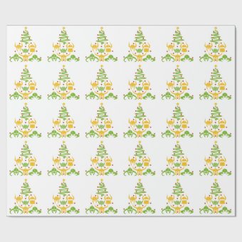 Viking Valhalla Christmas Tree Wrapping Paper | Zazzle