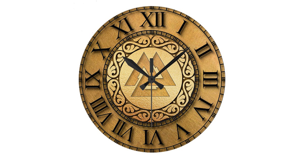 Viking Warrior Large Clock | Zazzle.com