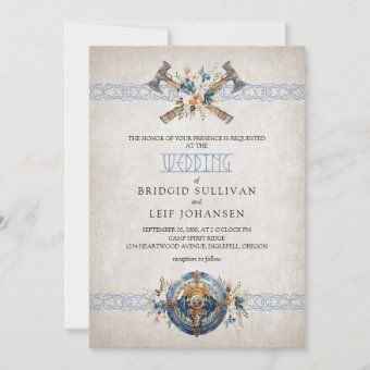 Viking Wedding Invitation | Zazzle
