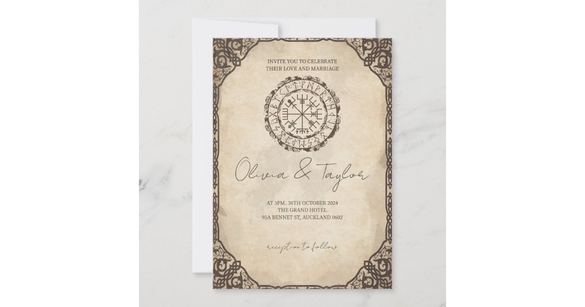 Viking Wedding Invitations | Zazzle