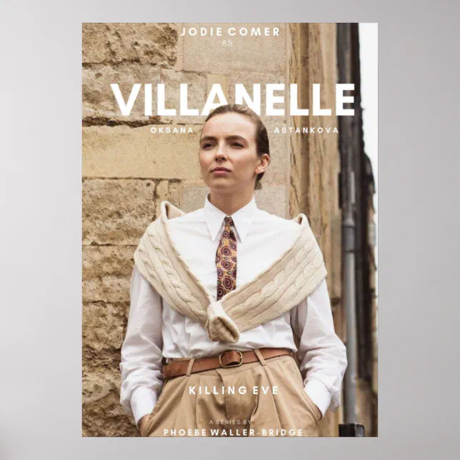 Villanelle design poster | Zazzle