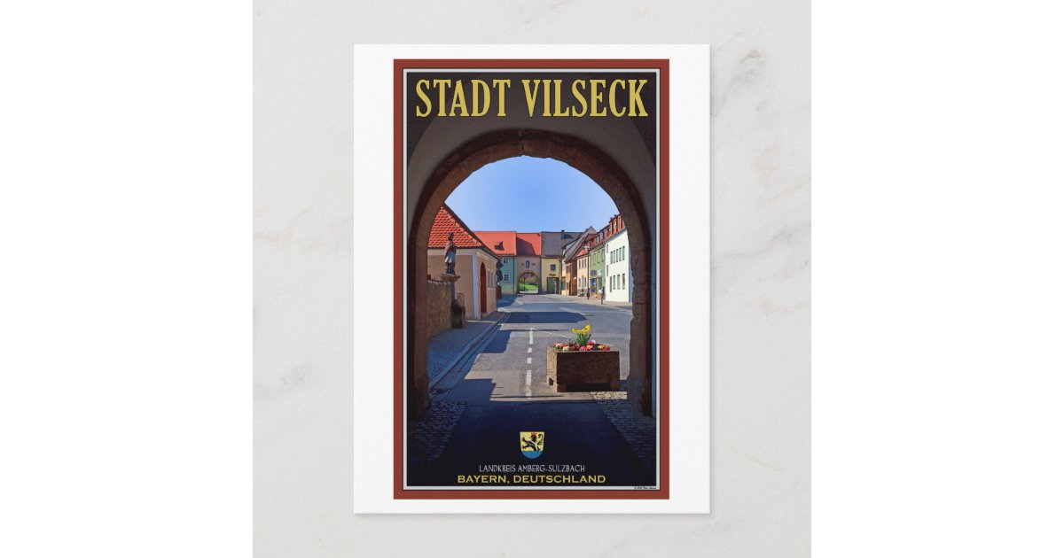 Vilseck - View from Tower Gate Postcard | Zazzle