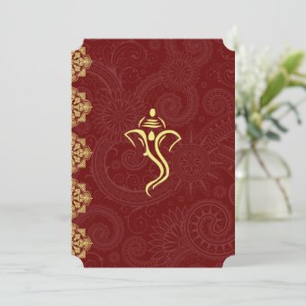 Vinayaka Wedding Invitations | Zazzle