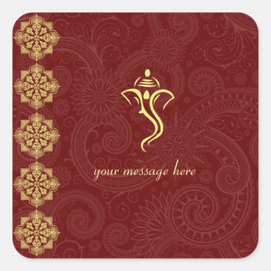 Vinayaka Wedding Stickers | Zazzle.com