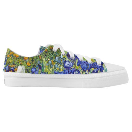 Vincent van Gogh 1889 Irises Low-Top Sneakers | Zazzle