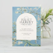 Vincent Van Gogh Almond Blossom Floral Wedding Invitation | Zazzle