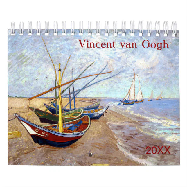 Vincent van Gogh Art Masterpieces Calendar | Zazzle