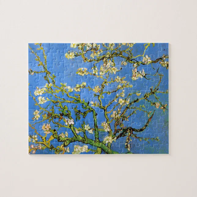 Vincent Van Gogh - Blossoming Almond Tree Fine Art Jigsaw Puzzle | Zazzle