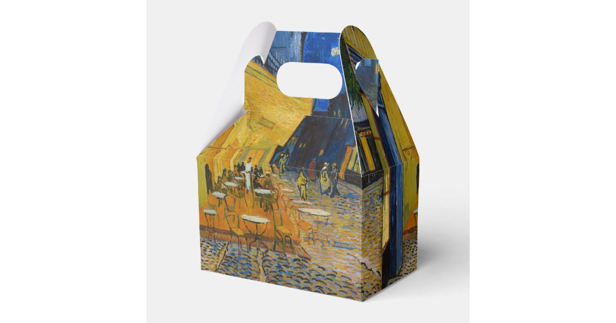 Vincent van Gogh - Cafe Terrace at Night Favor Boxes | Zazzle
