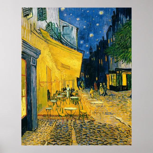 Vincent van Gogh | Cafe Terrace, Place du Forum Poster | Zazzle