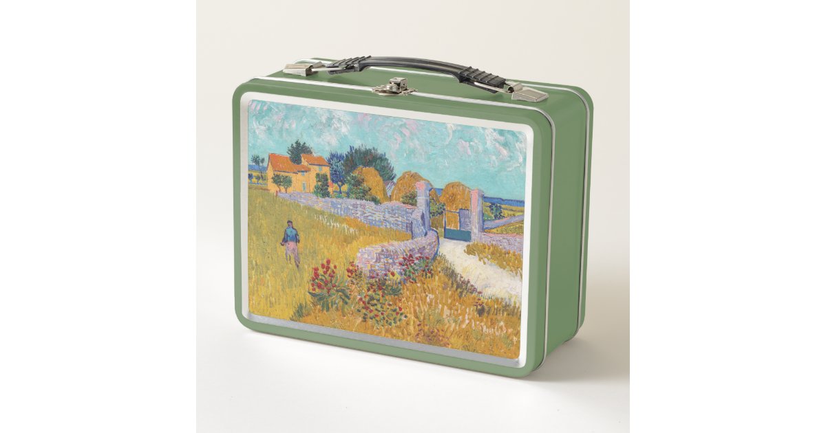 Vincent van Gogh - Farmhouse in Provence Metal Lunch Box | Zazzle