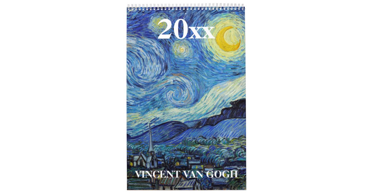 Vincent van Gogh Fine Art 2020 Calendar | Zazzle