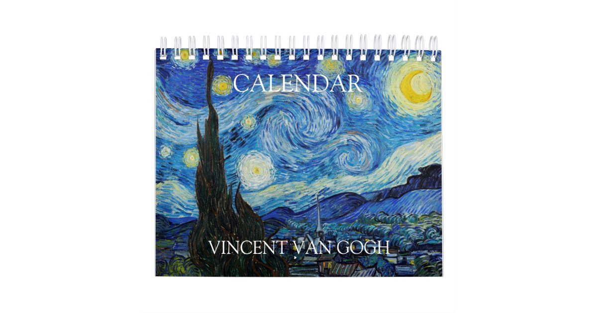 VINCENT VAN GOGH FINE ART CALENDAR | Zazzle
