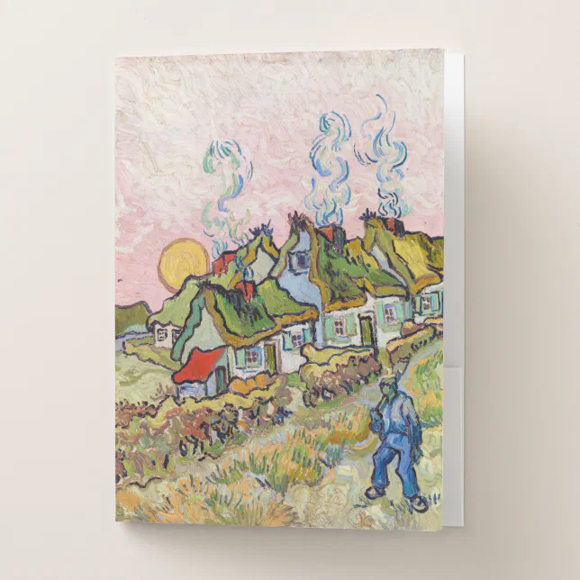 Vincent van Gogh - Houses and Figure Pocket Folder | Zazzle
