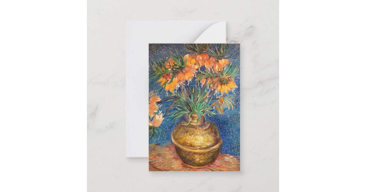 Vincent van Gogh - Imperial Fritillaries Note Card | Zazzle