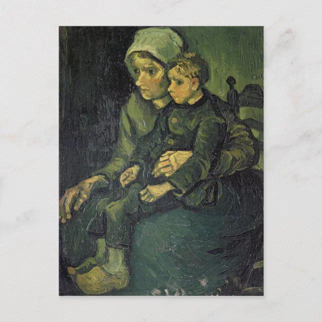Vincent van Gogh | Mother and Child, 1885 Postcard | Zazzle