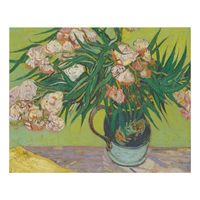 Vincent Van Gogh Oleanders Faux Canvas Print | Zazzle