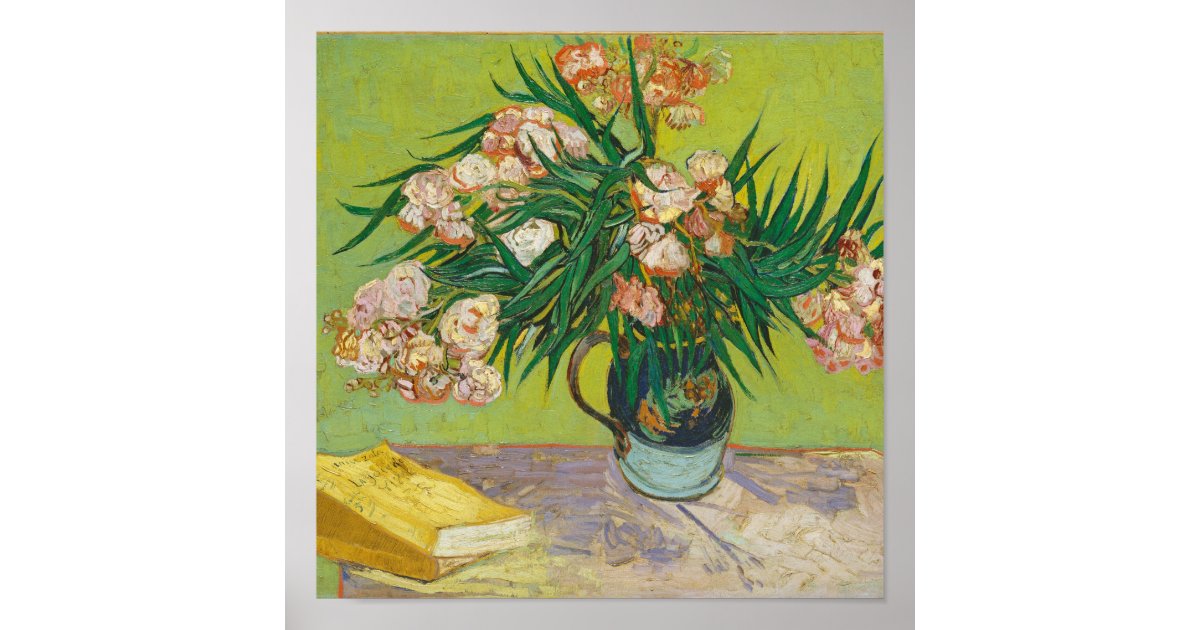 Vincent Van Gogh Oleanders Poster | Zazzle
